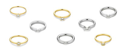Charming engagement rings!